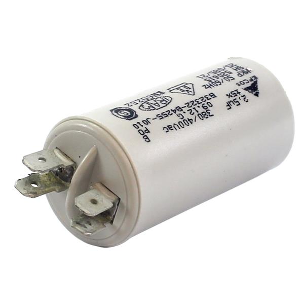 Capacitor Partida de Motor 2,5MF x 380/400V B32322-B44255J010 - Eletropeças