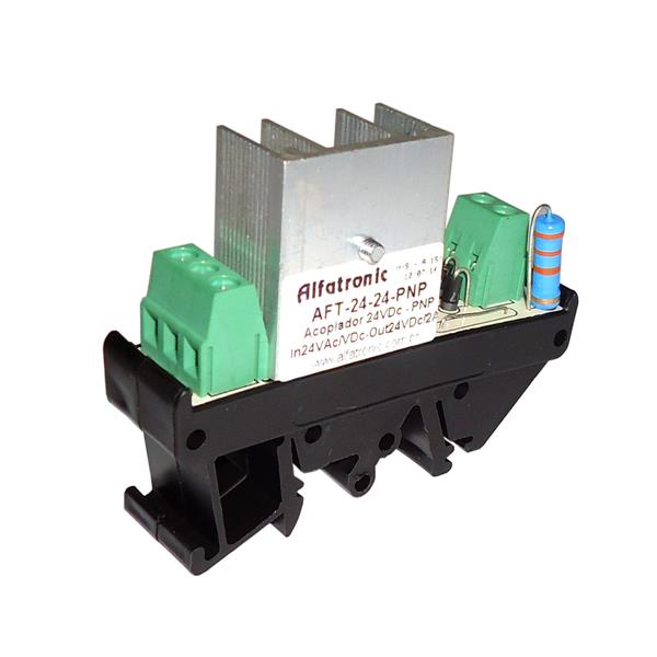 Interface a Transistor Alfatronic AFT-24-24-PNP - Eletropeças
