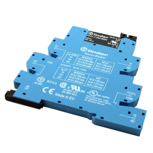 Relé Modular de Interface Finder 39.10.7.024.9024 - Eletropeças