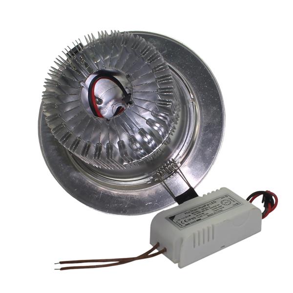 Luminária Led Embutir 9W Luz Branca 85-265VCA FLU-20-129-9W - Eletropeças