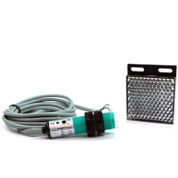 Sensor Fotoelétrico Tubular Retroreflectivo Metaltex PMR-300DP ...