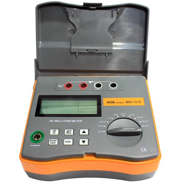 Mili Ohmímetro Digital Icel MO-1210 - Eletropeças