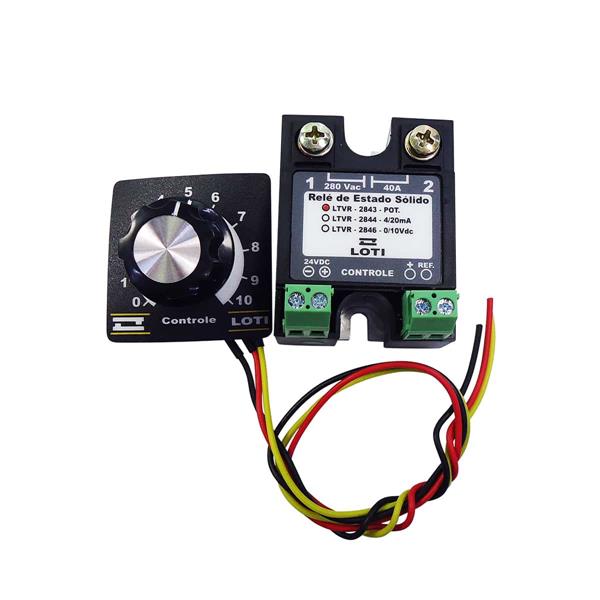 Dimmer Monofásico 40A Loti LTVR-2843-40A - Eletropeças