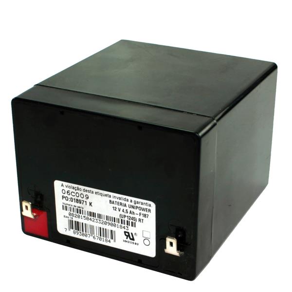 Bateria Chumbo-Ácida 12V 4,5A UP-1245 - Eletropeças
