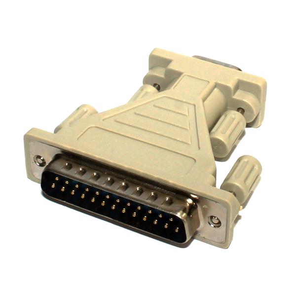 Adaptador DB25 Macho para DB09 Macho - Eletropeças