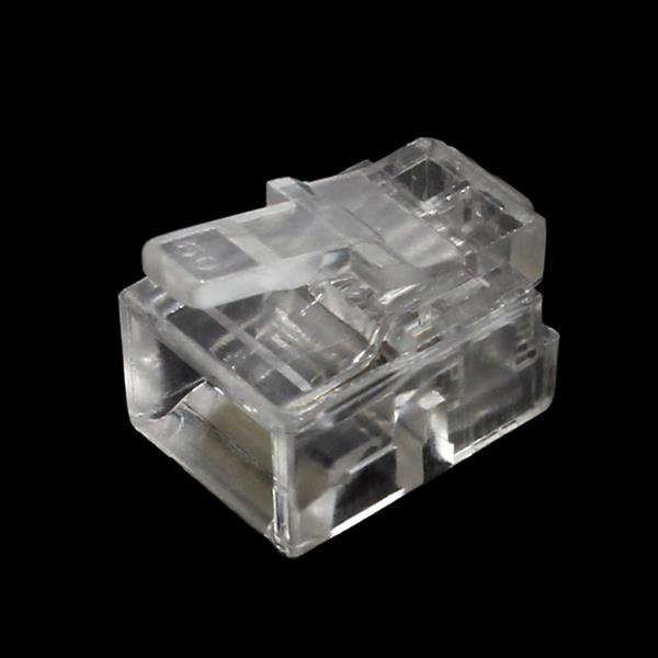 Conector 6X4 RJ11 Macho - Eletropeças